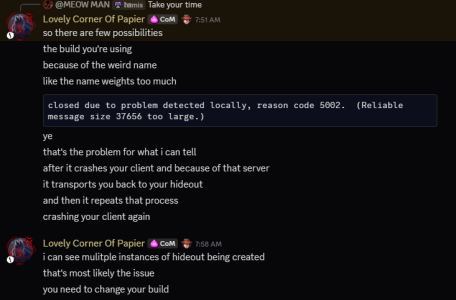 Using Zalgo text in a build seemingly causes it to crash your client ...